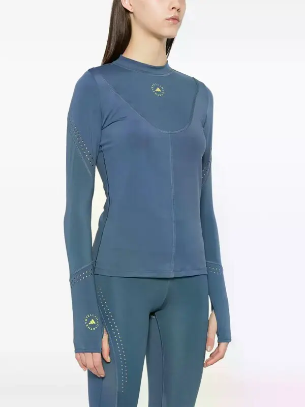 Adidas By Stella Mccartney Truepurpose Training Top In Blue - 30