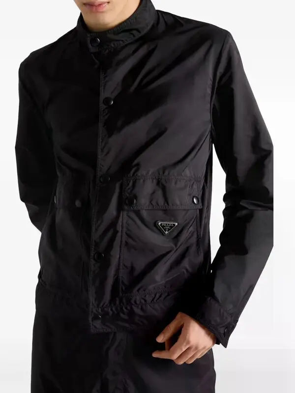 Prada Triangle-logo Jacket - Black