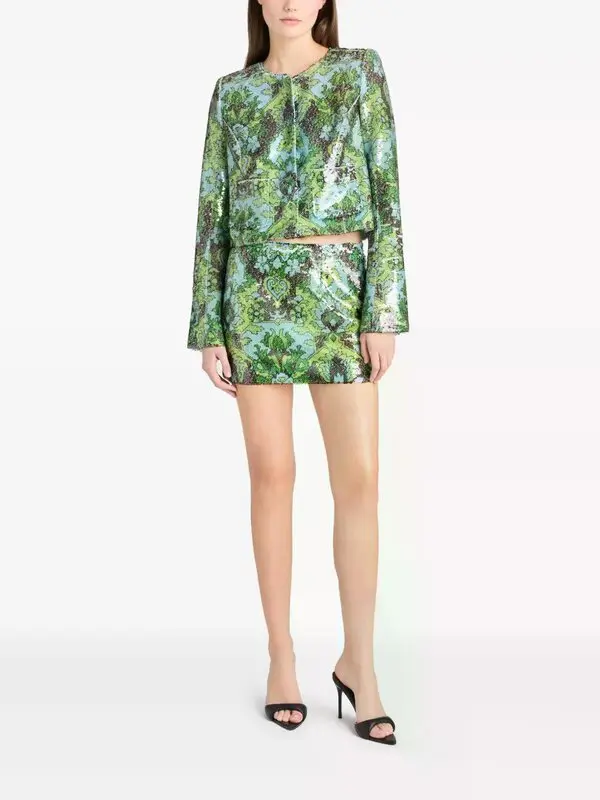 cinq a sept blue sequin dress Atlaza Sequin Mini Dress Navy