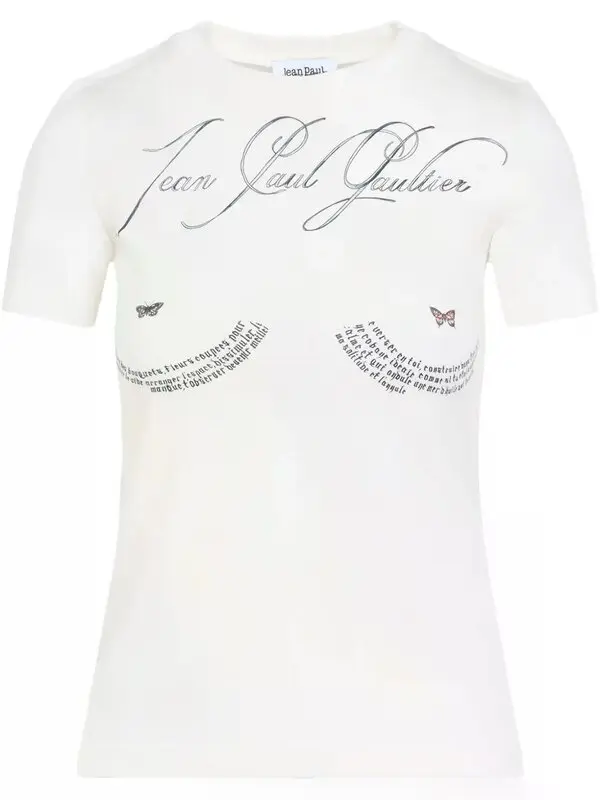 Jean Paul Gaultier Graphic-print T-shirt - White