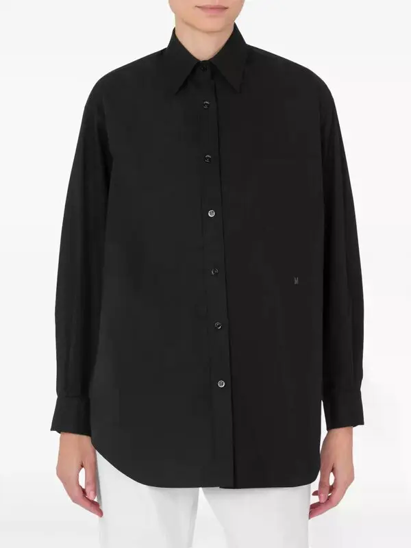Moschino Embroidered Shirt - Black