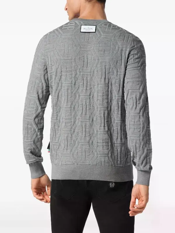 Philipp Plein Logo-patch Jumper - Grey