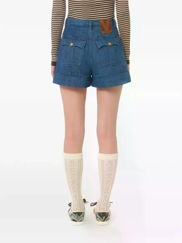 Valentino Garavani Lightweight Denim Shorts