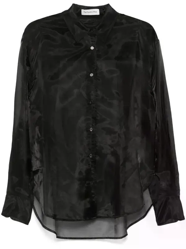 THE FRANKIE SHOP Peri Sheer Shirt