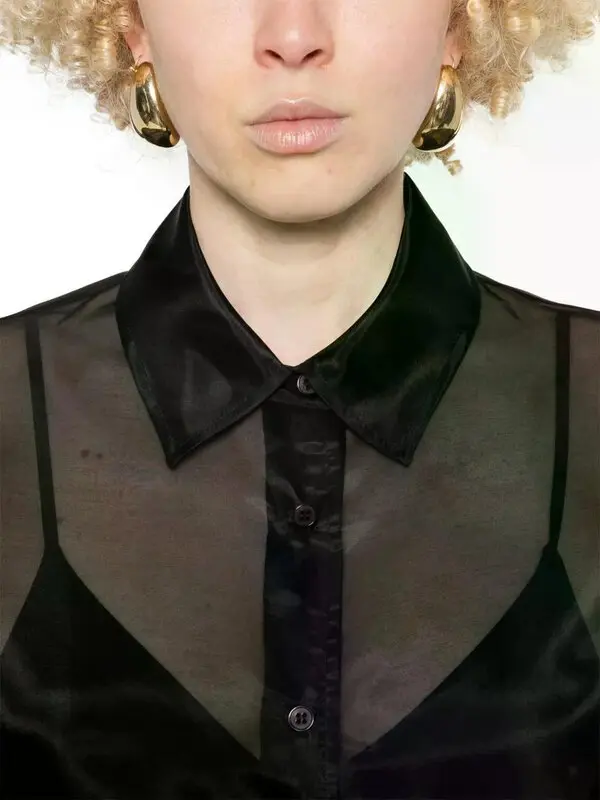 THE FRANKIE SHOP Peri Sheer Shirt