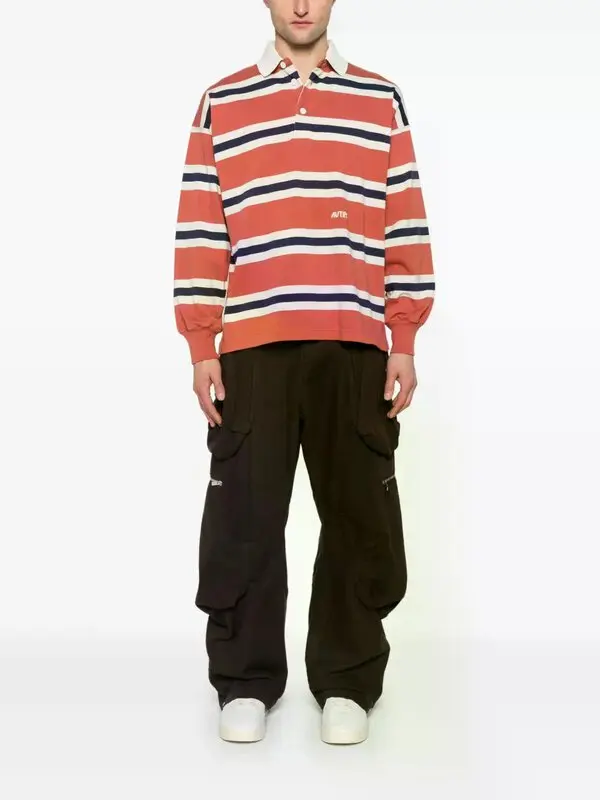 AUTRY Striped Polo Shirt