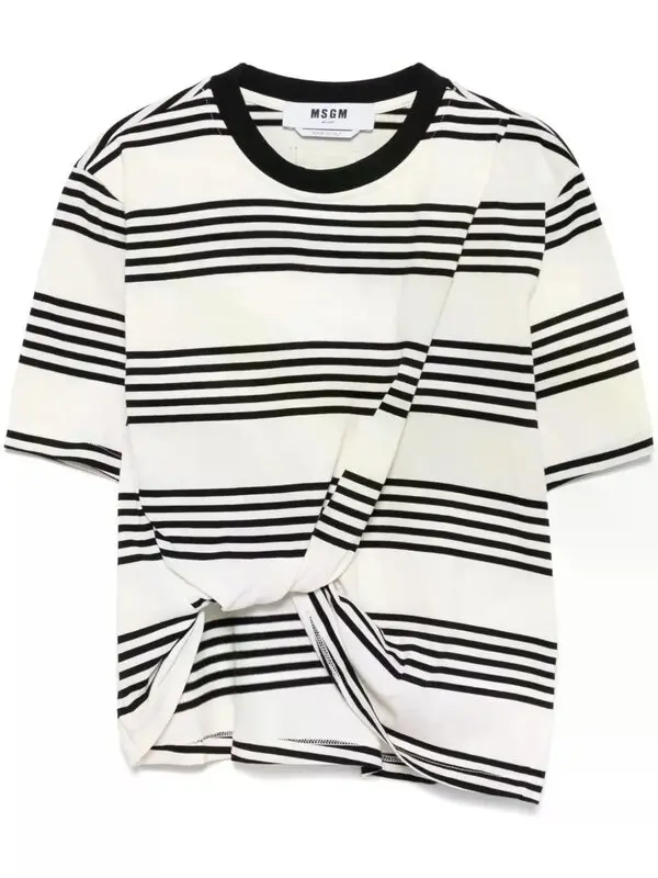 MSGM Striped T-shirt
