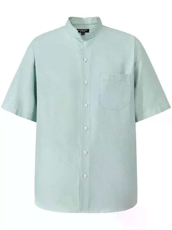 Shanghai Tang Band-collar Shirt