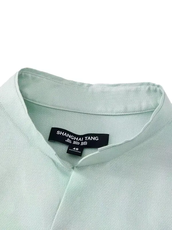 Shanghai Tang Band-collar Shirt