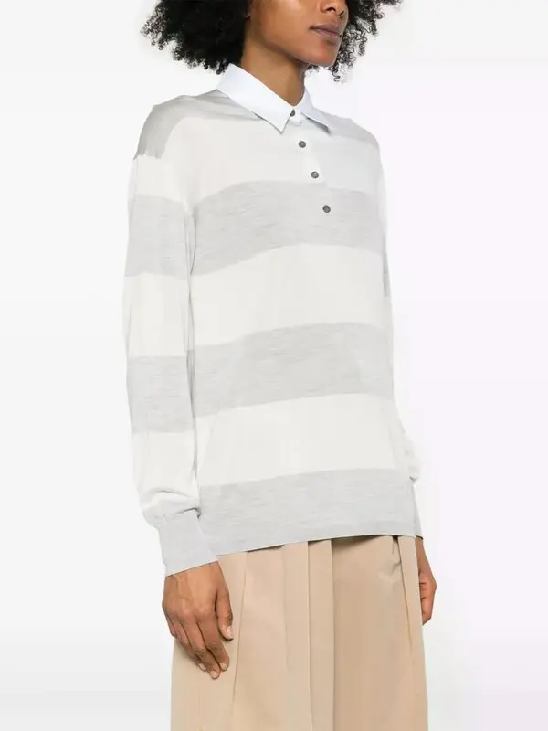 Theory Striped Polo Top
