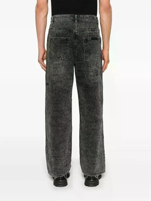 Ksubi Maxx Stencil Stitch Jeans