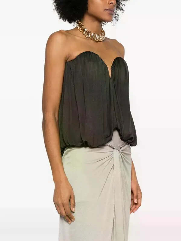 Giuseppe Di Morabito Draped Strapless Top