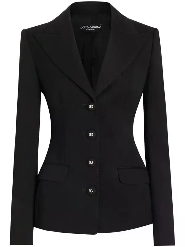 Dolce & Gabbana Peak-lapels Blazer - Black