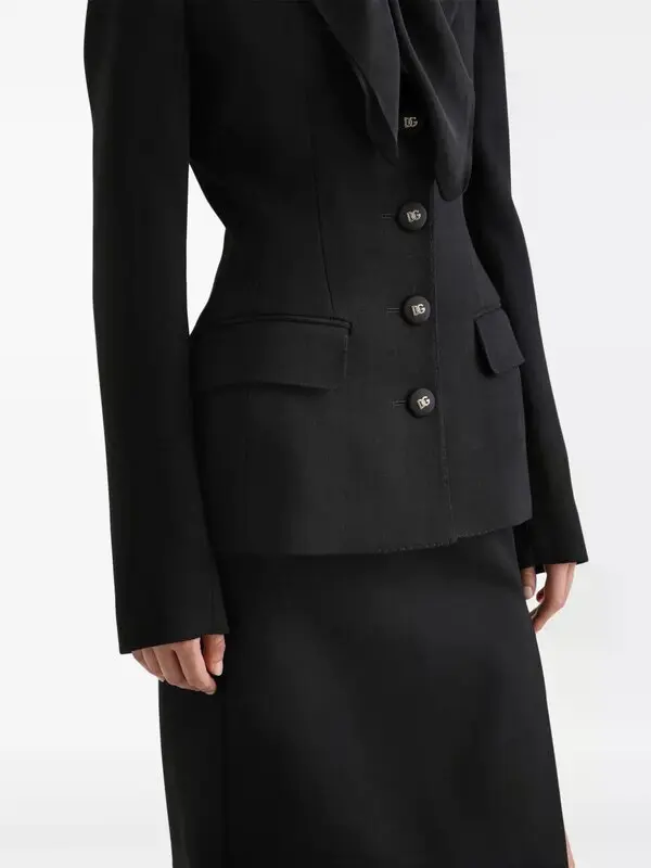 Dolce & Gabbana Peak-lapels Blazer - Black