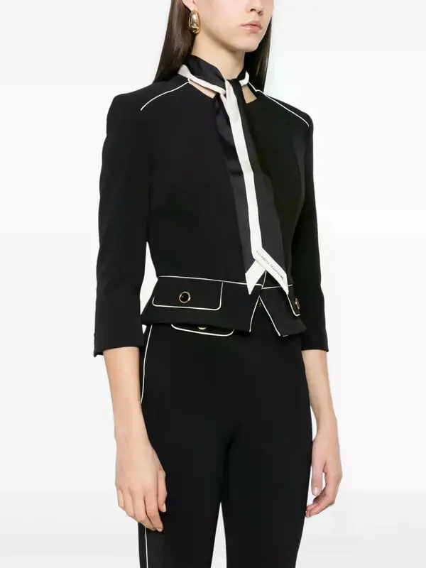 Elisabetta Franchi Scarf-detailed Jacket