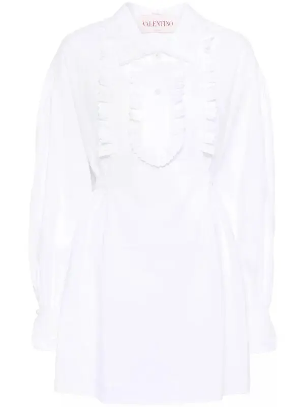Valentino Garavani Ruffle-detail Mini Dress