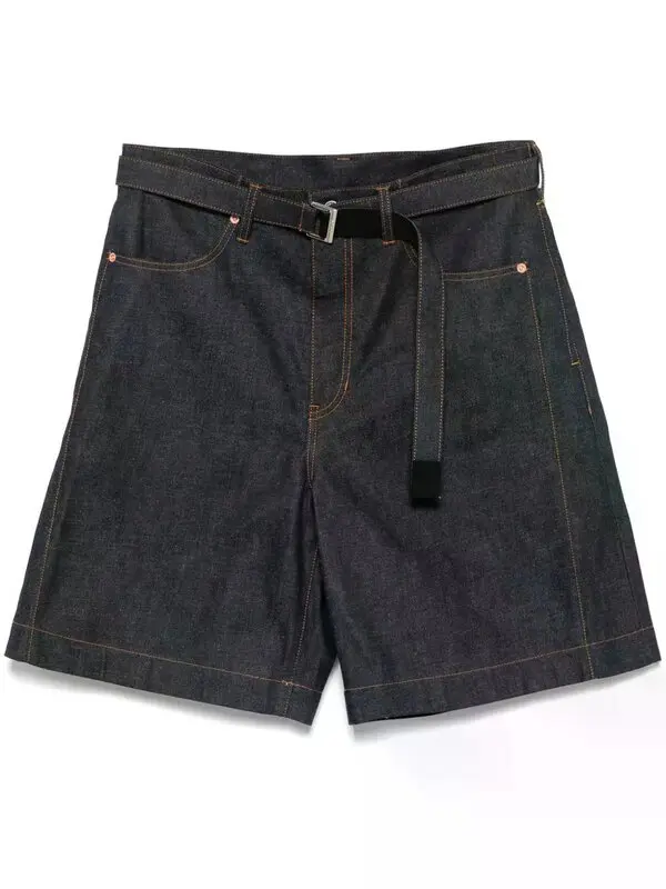 Sacai Denim Shorts - Blue