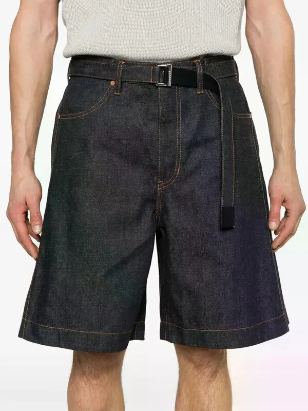 Sacai Denim Shorts - Blue