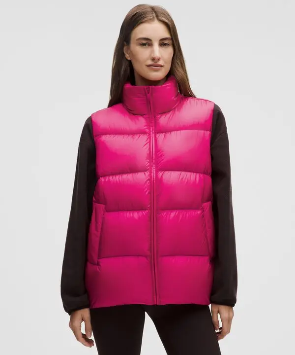 Lululemon Featherweight 900-down-fill Puffer Vest - Calypso Pink