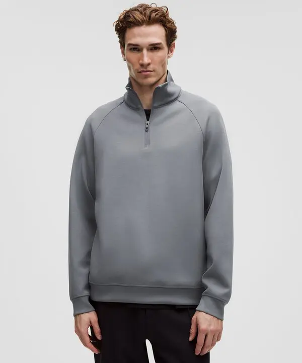 Lululemon Smooth Spacer Quarter Zip - Solar Grey