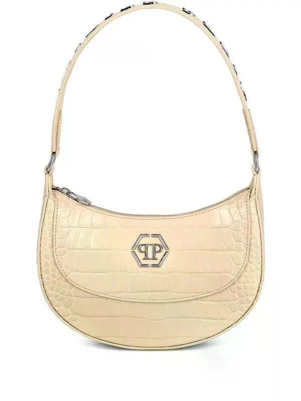 Philipp Plein Galaxy Crocodile-embossed Tote Bag - Neutrals