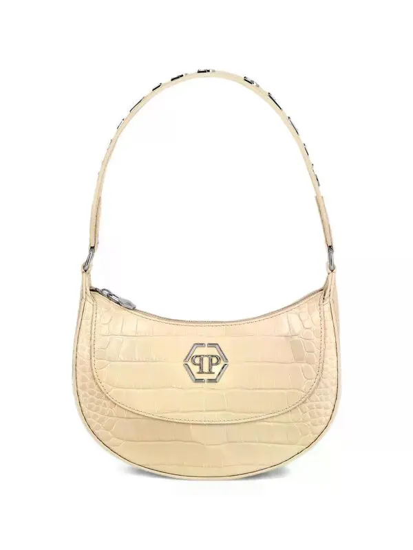 Philipp Plein Galaxy Crocodile-embossed Tote Bag - Neutrals