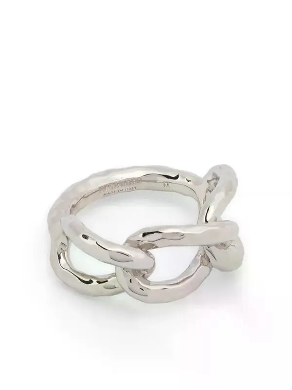 JIL SANDER Intertwined Ring - Silver