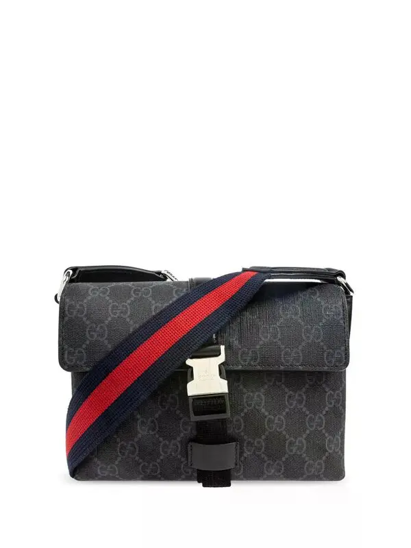 Gucci Mini Gg Supreme Messenger Bag - Black