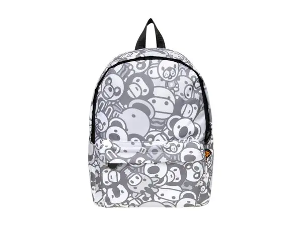 A BATHING APE Hard Medium Backpack - White