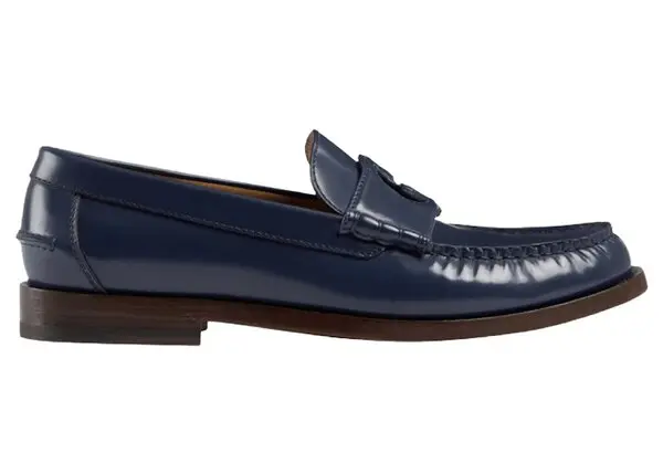Gucci Interlocking G Loafers - Blue
