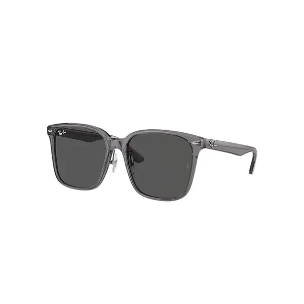 Ray-ban Square Frame Sunglasses - Transparent Grey