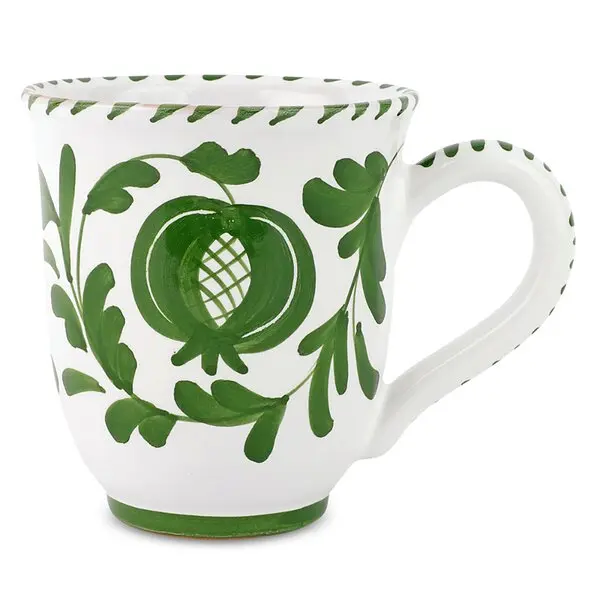 VIETRI Arezzo Aqua Mug - Green
