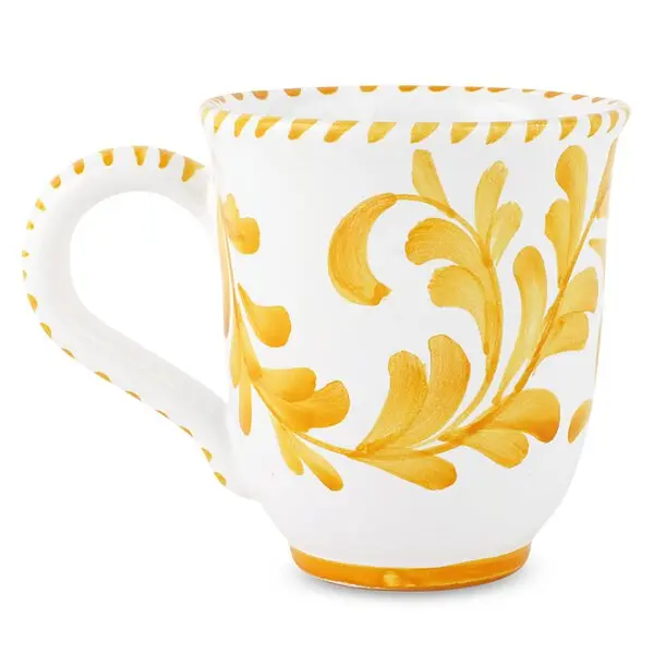 VIETRI Arezzo Aqua Mug - Yellow