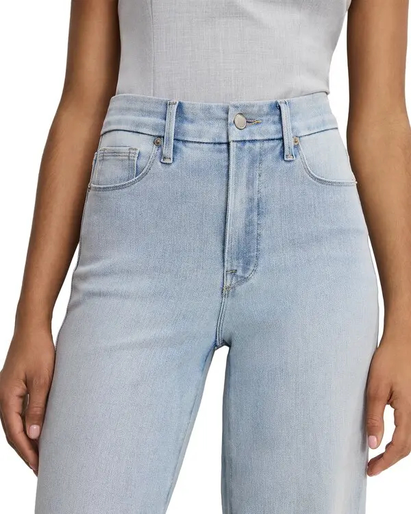 Good American Good Waist Palazzo Jeans - Indigo