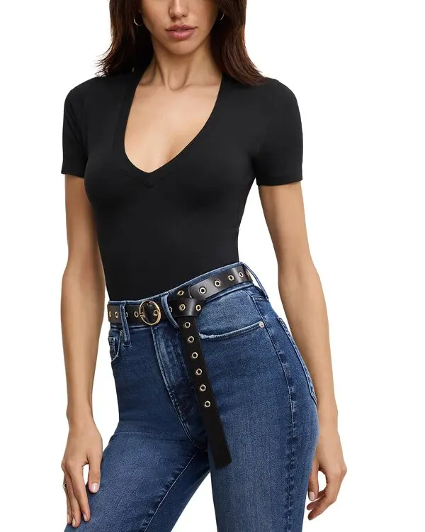 Good American Deep V Bodysuit