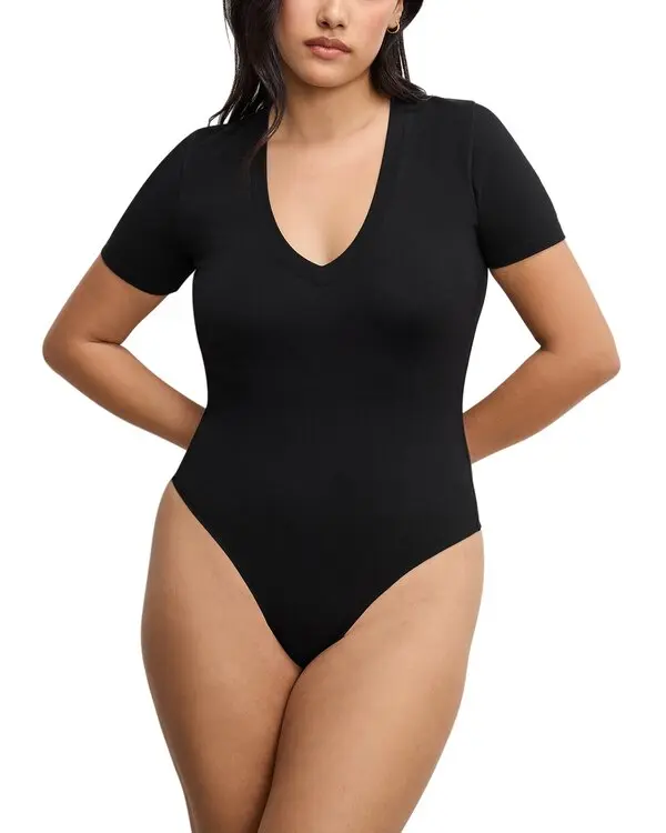 Good American Deep V Bodysuit