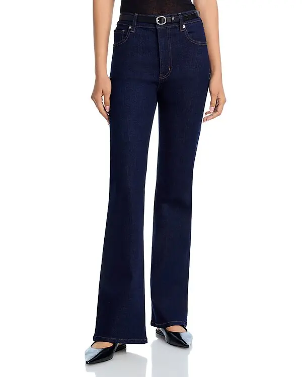 FRAME The Reboot High-rise Ankle Bootcut Jeans - Rinse