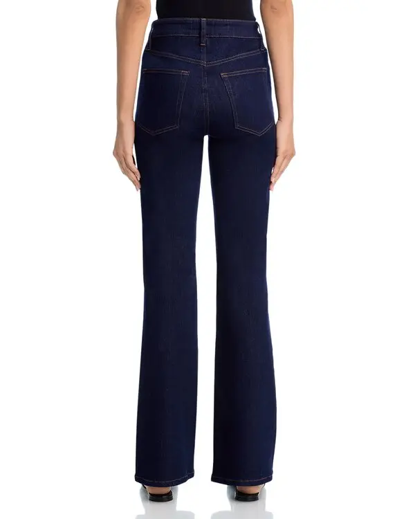 FRAME The Reboot High-rise Ankle Bootcut Jeans - Rinse