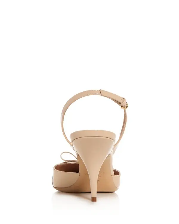 FERRAGAMO Gylla 70 Slingback Pumps - Nude