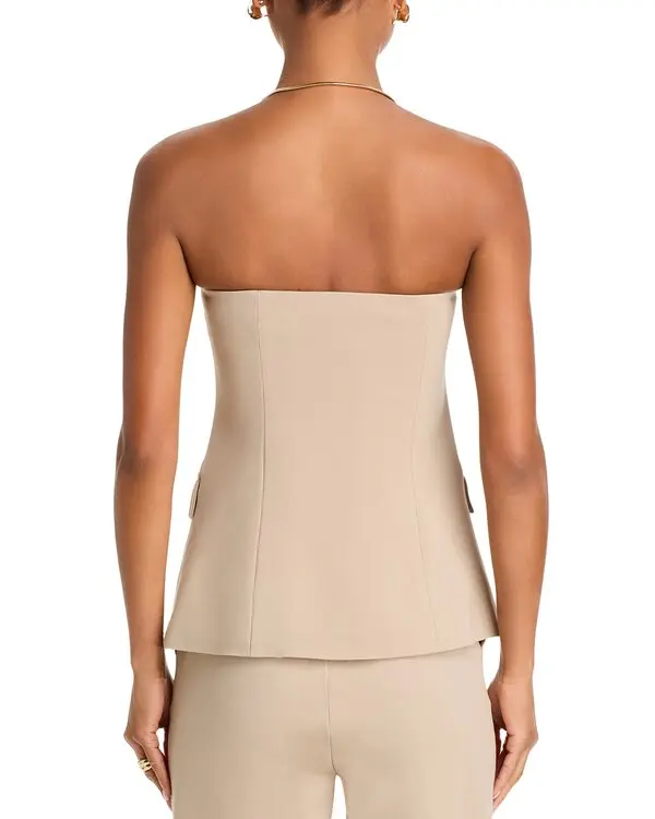 Aqua Knit Strapless Vest
