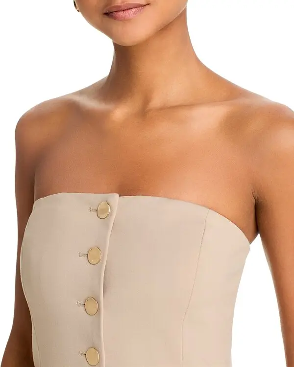 Aqua Knit Strapless Vest