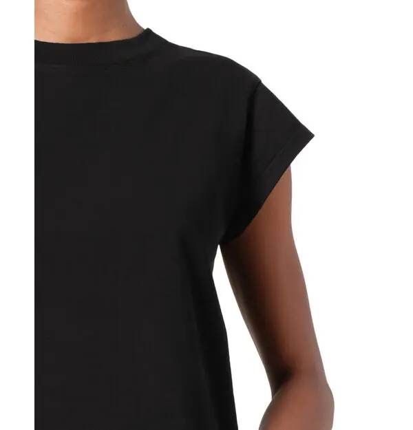 AGOLDE Bryce Cap-sleeve T-shirt - Black