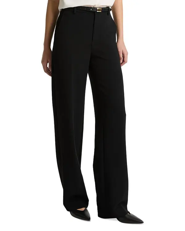 Vince High Rise Tailored Trousers - Black