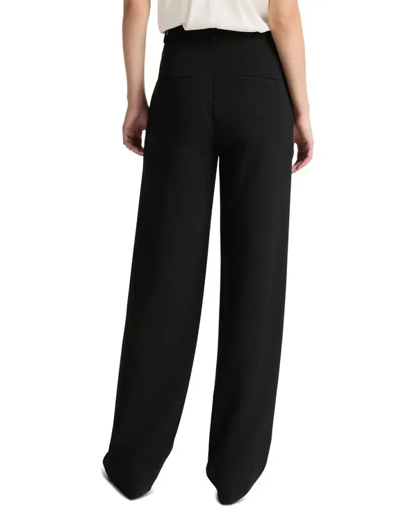 Vince High Rise Tailored Trousers - Black