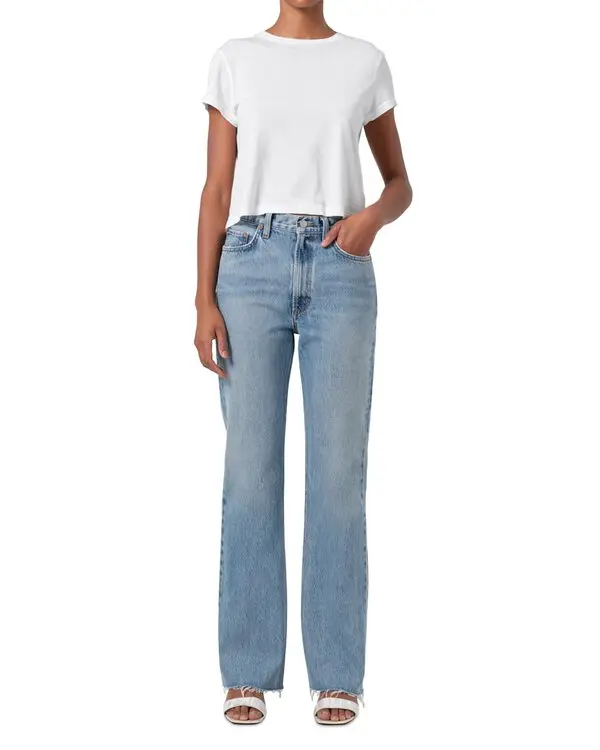 AGOLDE Leena Mid-rise Bootcut Jeans - Stage