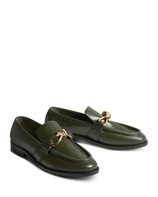 Bottega Veneta Astaire Loafers - Green Tweed