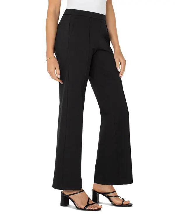 LIVERPOOL Pull On Wide Leg Pants - Black