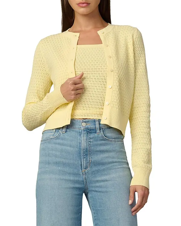 Joe's Jeans The Pointelle Dani Cardigan - Sunshine