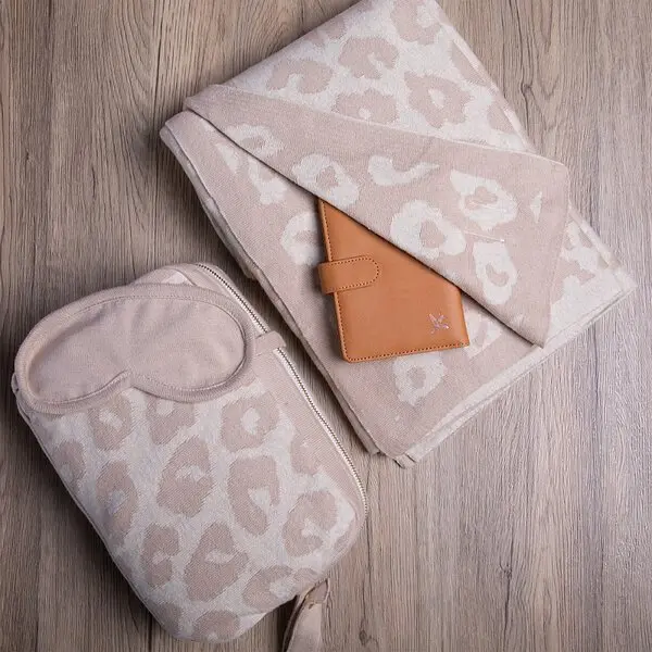 PINK LEMONADE Printed Travel Set - Leopard
