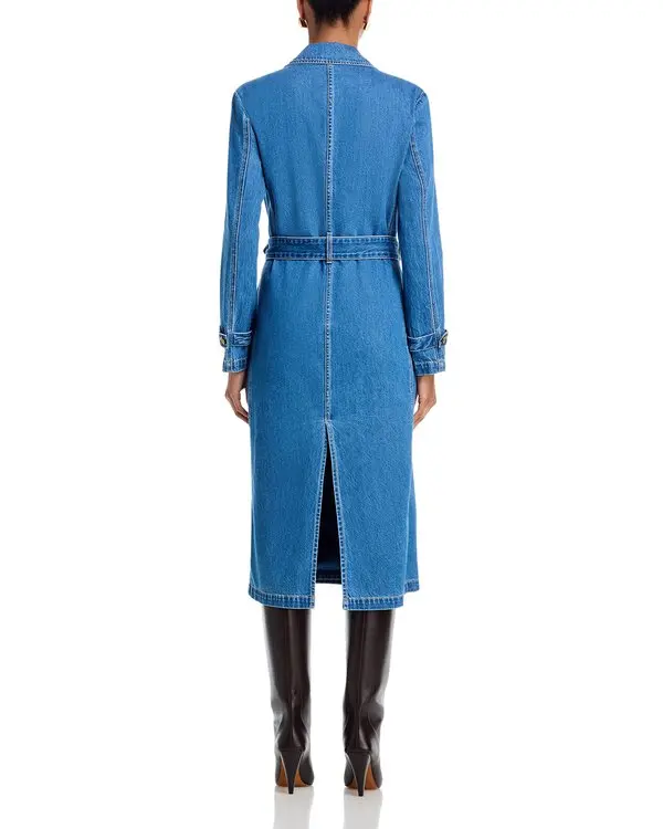L'Agence Bradley Denim Trench Coat - Figueroa